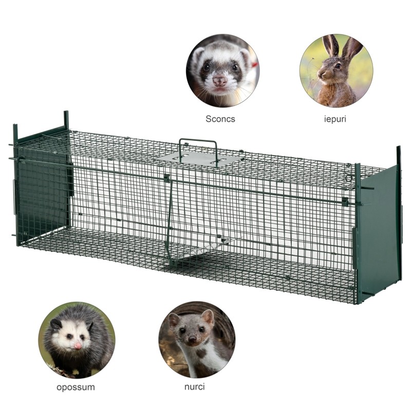 Capcana tip cusca pentru dihori, jderi și jderi de copac, pârși, câine ...