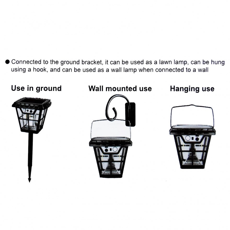 Felinar Solar Versatil cu 3 Moduri de Iluminare LED: Ideal pentru Casă ...