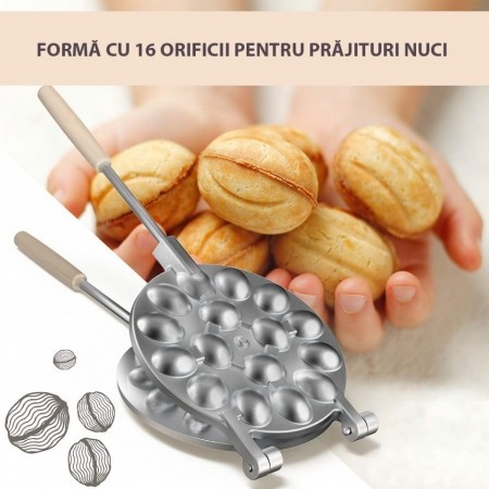 Forma aluminiu, pentru prajituri de nuci sau Waffle - Gofre la pretul ...
