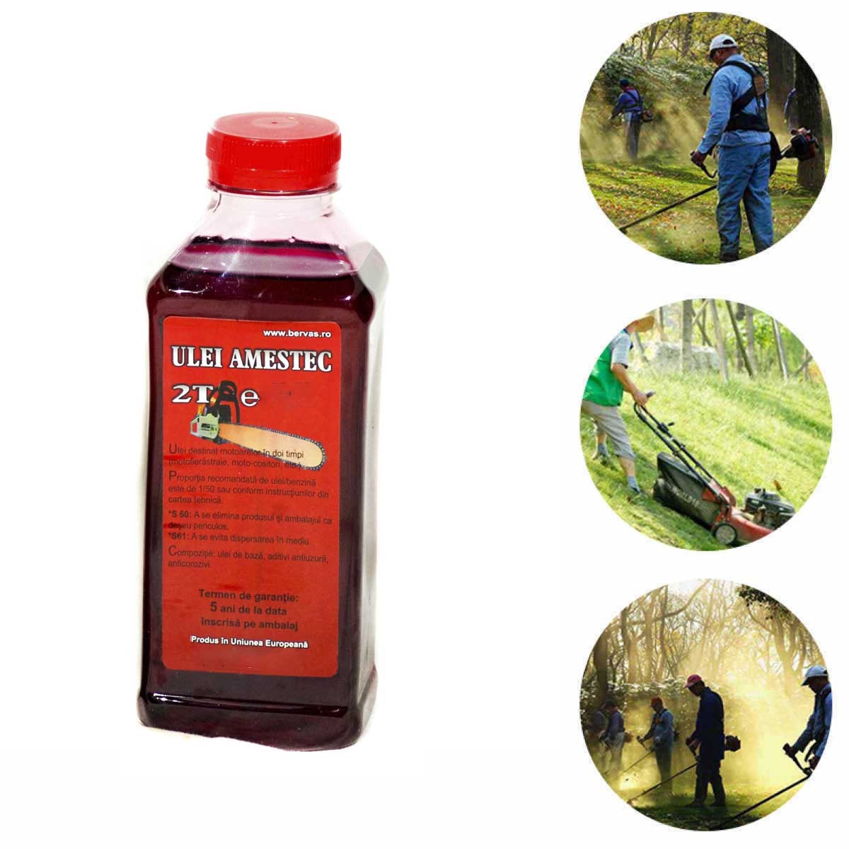 Ulei amestec pentru motoare 2 timpi, motocoase si drujbe 1000ml la ...
